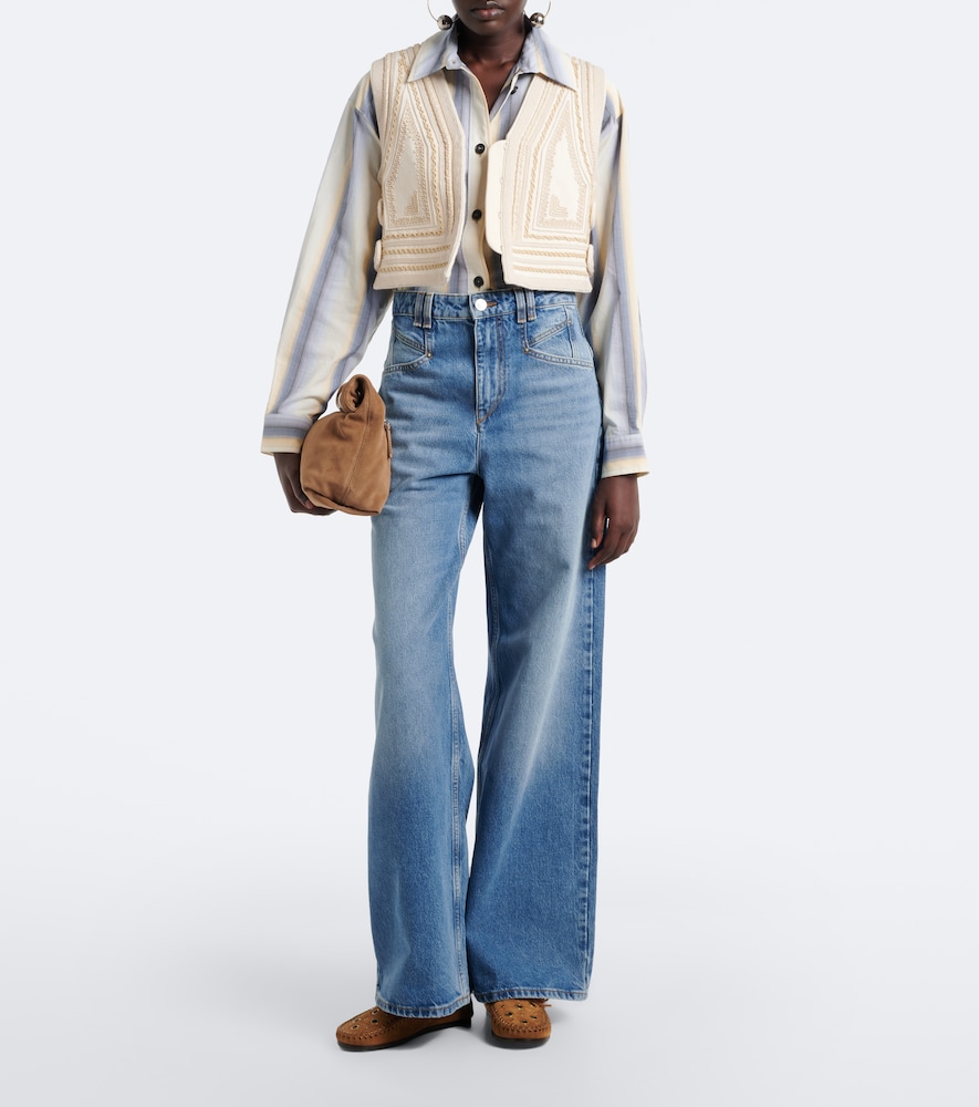 STAUD Staud Puff Small Suede Clutch