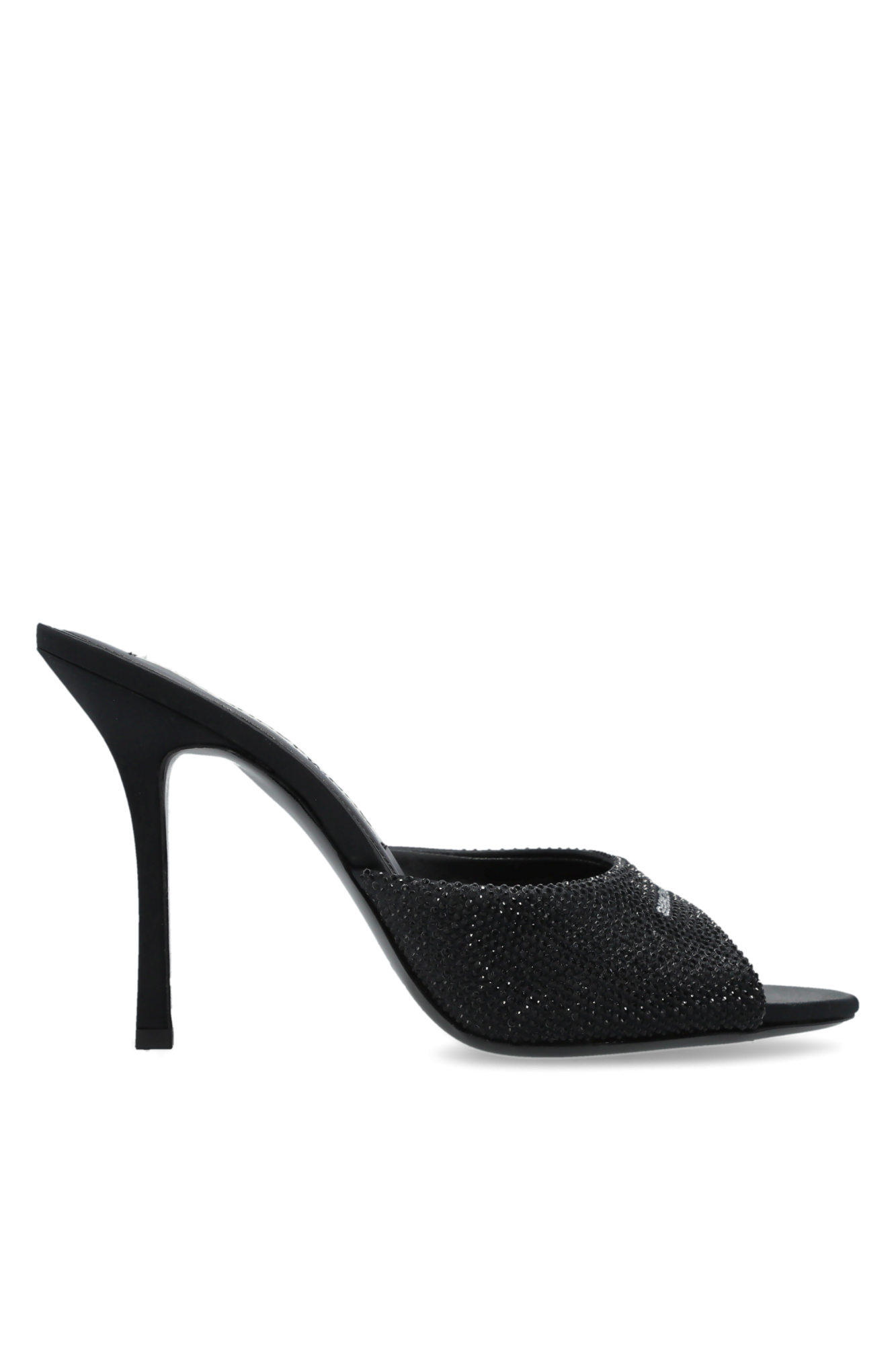 ALEXANDER WANG Alexander Wang Cher Embellished Stiletto Heeled Mules