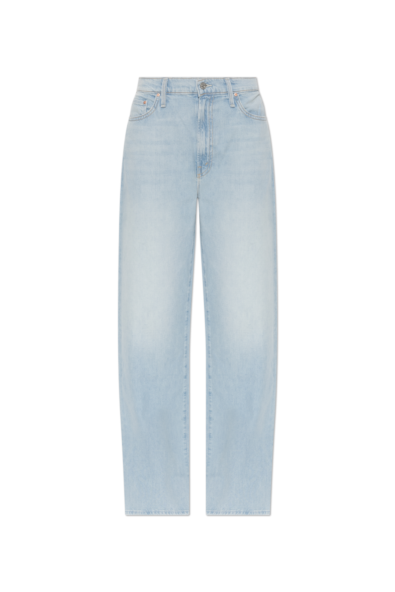 MOTHER MOTHER "Dodger Sneak" Jeans in Light Wash