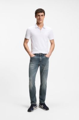 BOSS BOSS Delaware Slim-Fit Stretch-Cotton Jeans