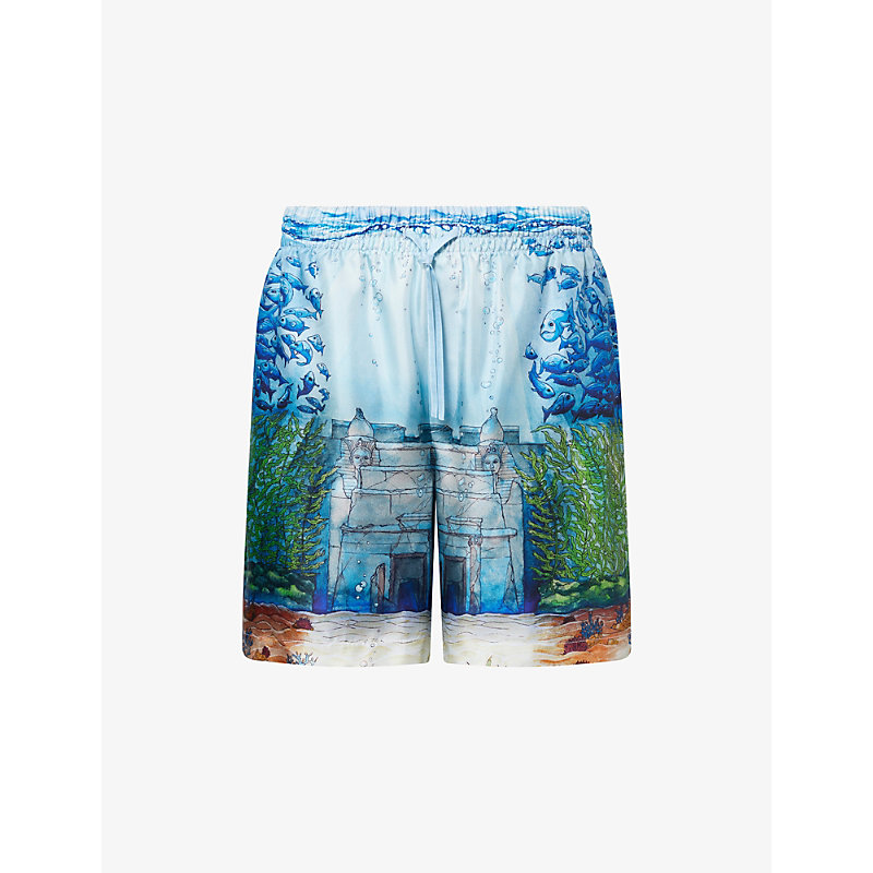 CASABLANCA CASABLANCA Silk Shorts