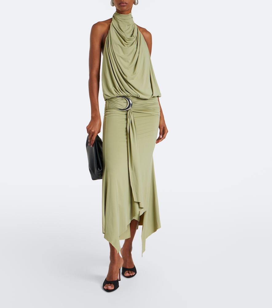 DE LA VALI De La Vali Vida Draped Jersey Mini Dress