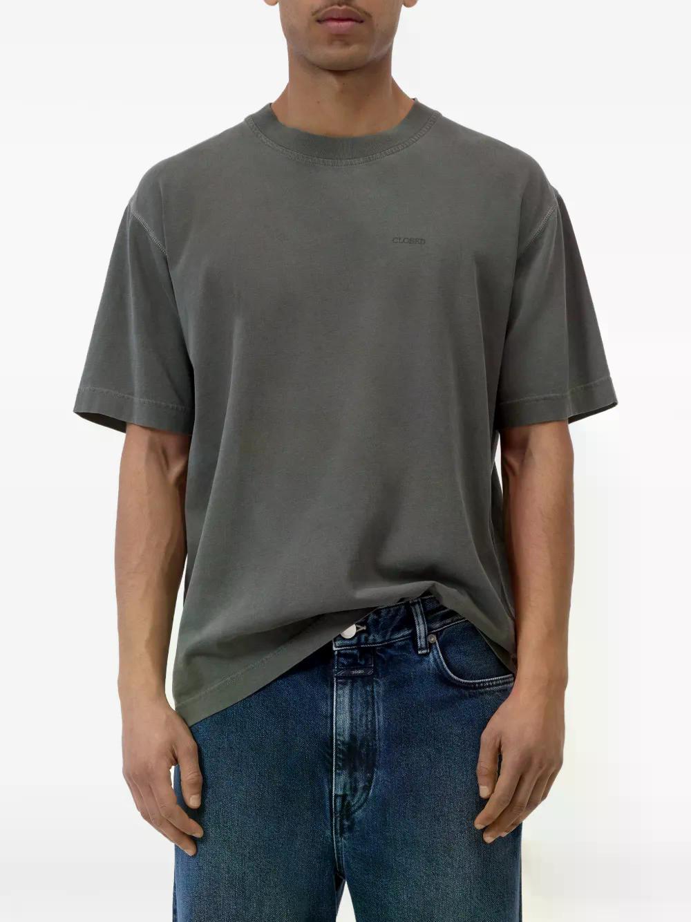 CLOSED logo-embroidered t-shirt