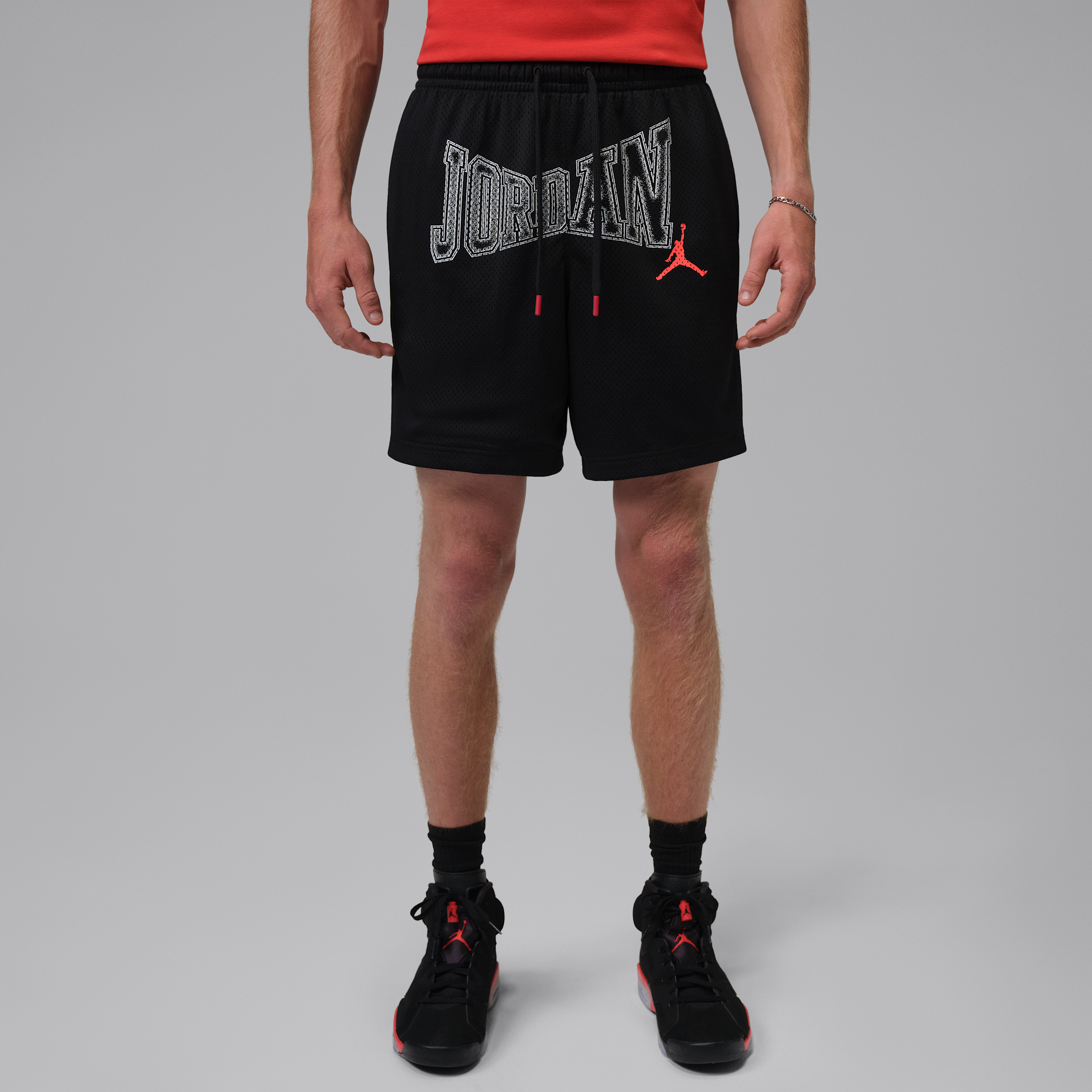 JORDAN air jordan why not? casual sports printing pattern short sleeve black