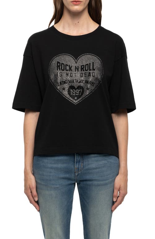 ZADIG&VOLTAIRE Zadig & Voltaire Taida Embellished Heart Graphic T-Shirt