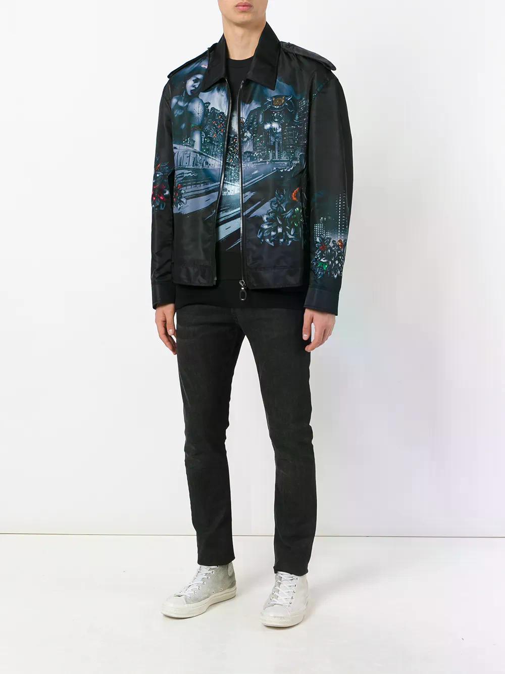LANVIN Lanvin Printed Zip-Up Jacket