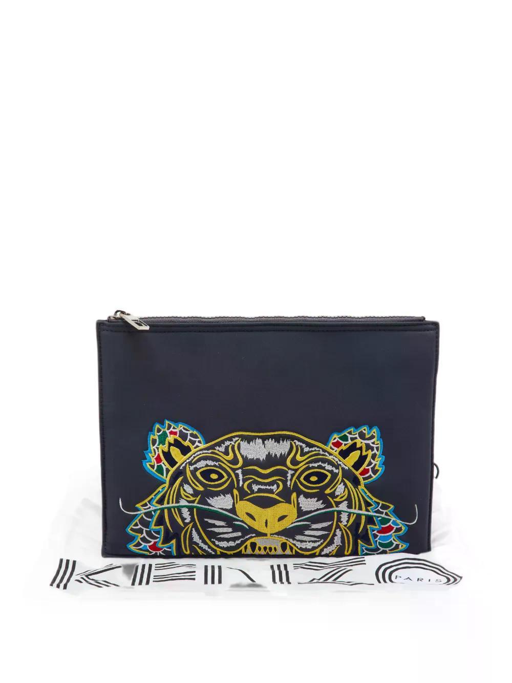 Loro Piana Extra Pocket L19 Embroidered Shearling Pouch - F5ks