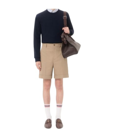 VALENTINO Valentino Gabardine Bermuda Shorts