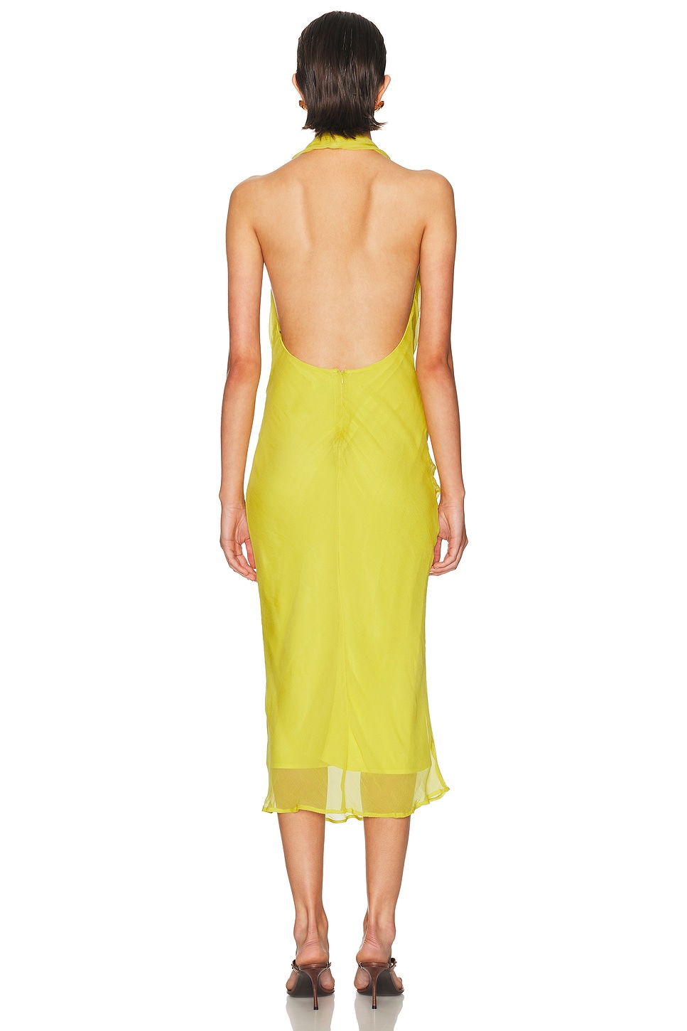 staud kezia lace trimmed sequined slip dress STAUD Kezia Lace-Trimmed Sequinned Slip Dress