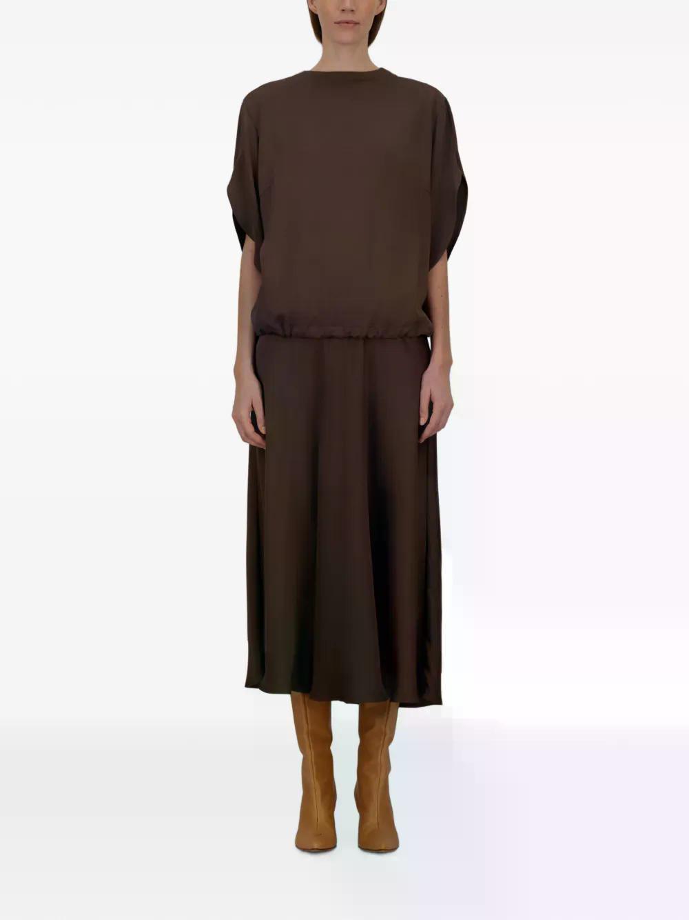 HERNO Herno Drawstring Three-Quarter Sleeve Blouse