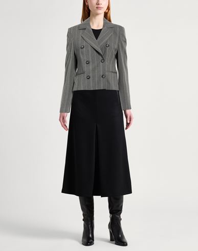 MANILA GRACE MANILA GRACE Double-Breasted Pinstriped Blazer
