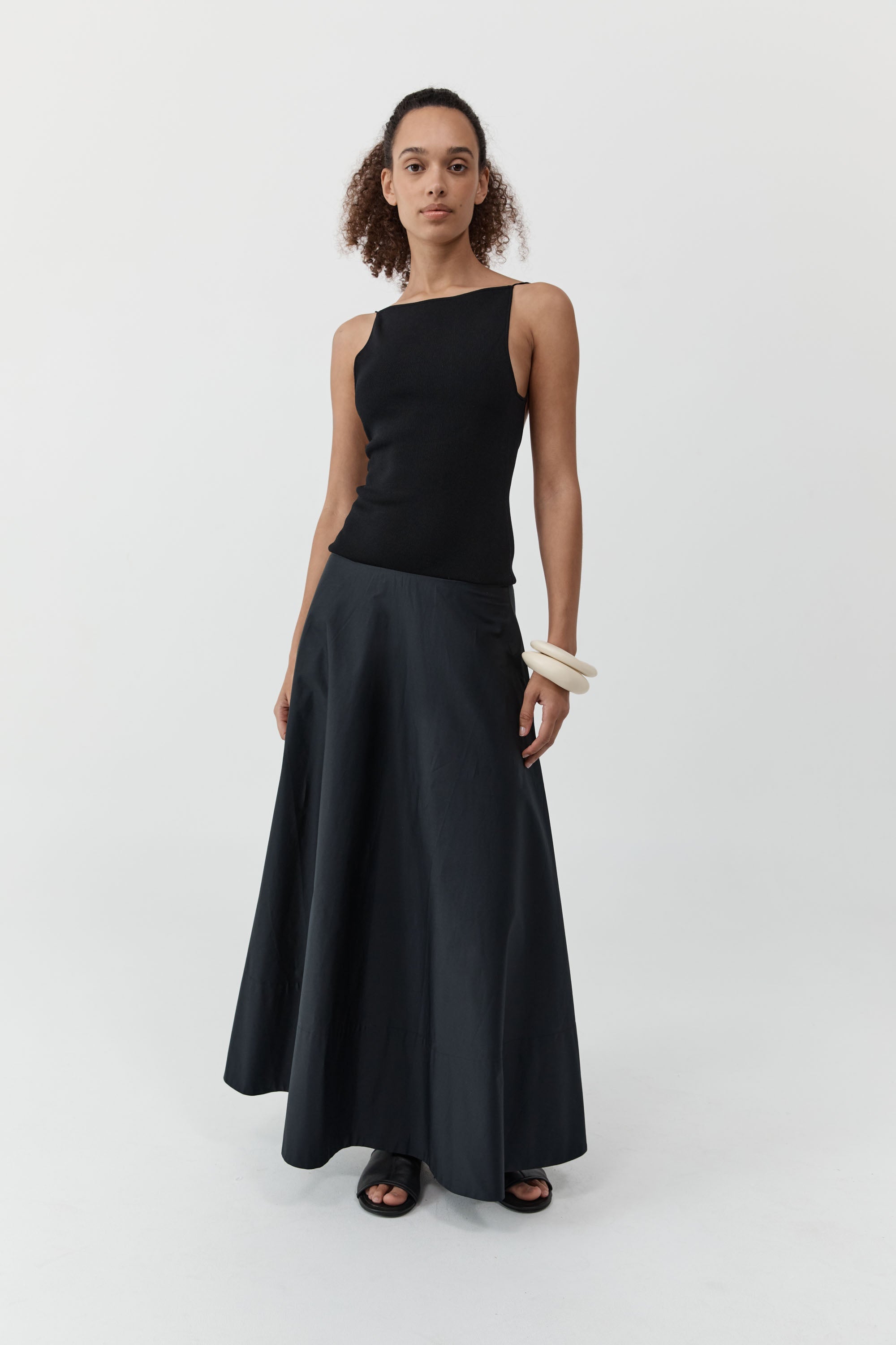 ST. AGNI St Agni Backless Circle Hem Dress