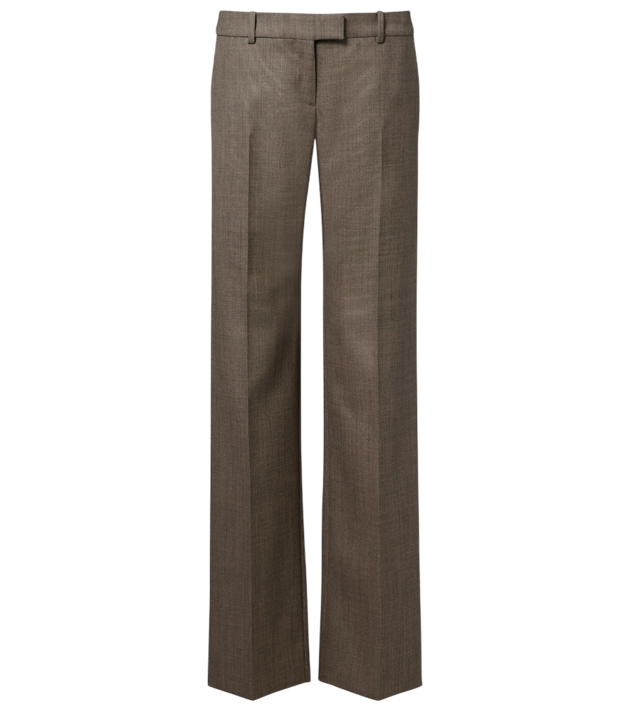 ALEXANDER MCQUEEN McQueen Straight Leg Wool Trousers