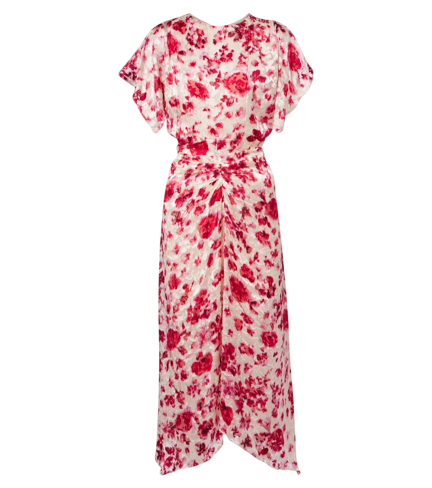 ISABEL MARANT ÉTOILE Isabel Marant Floral Devoré Georgette Midi Dress