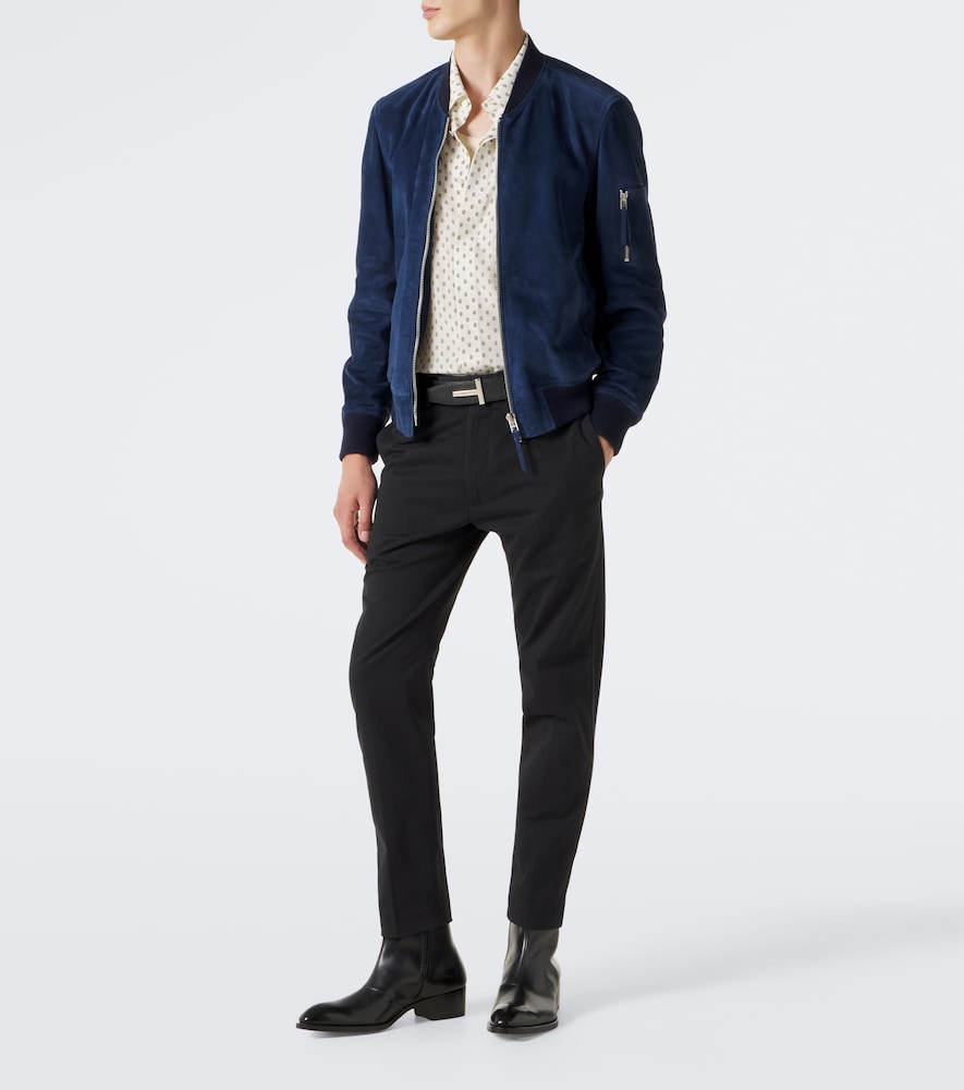 TOM FORD Tom Ford Suede Bomber Jacket