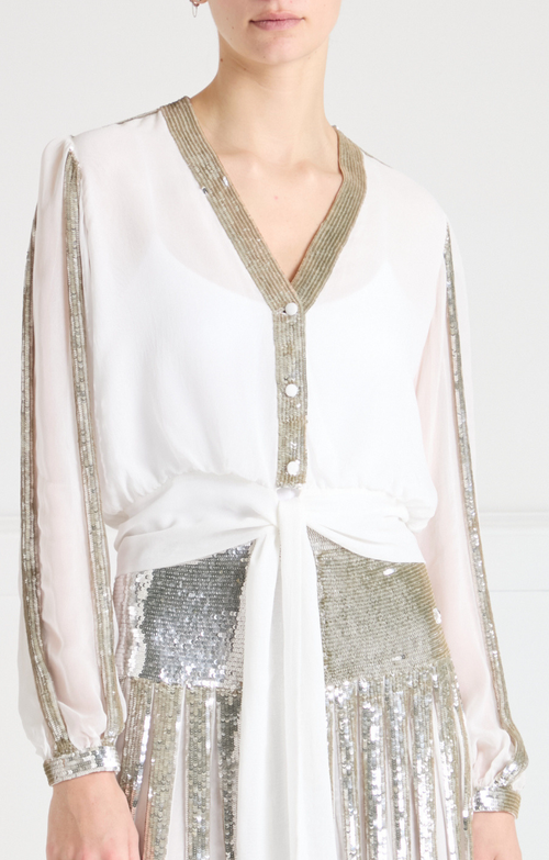 TEMPERLEY LONDON Temperley London Filigree Embellished Blouse