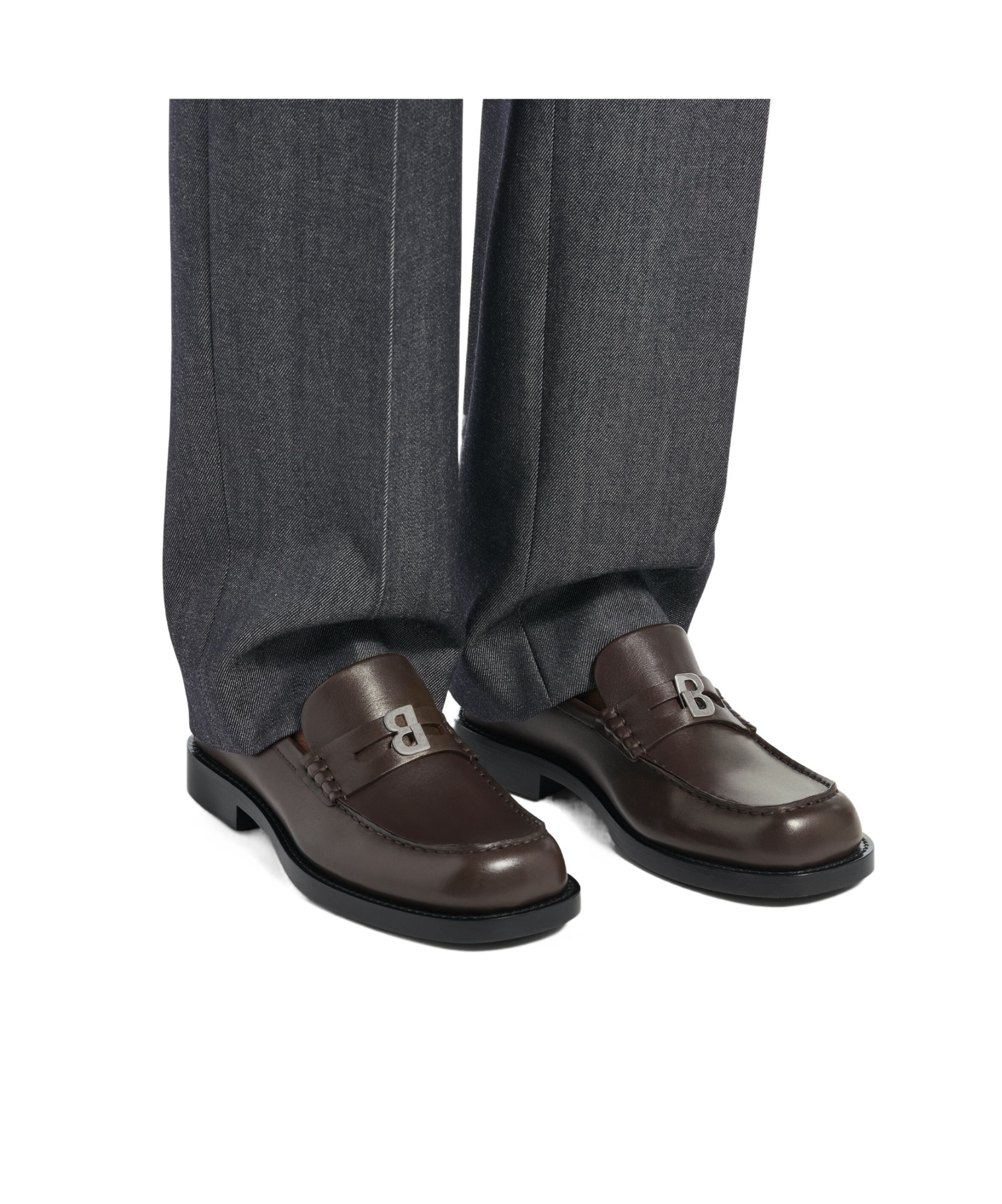 BALENCIAGA Balenciaga Logo Plaque Loafers