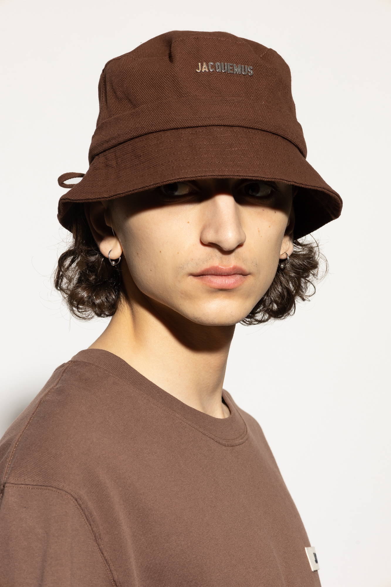 JACQUEMUS Jacquemus Logo Bucket Hat with Tie Detail