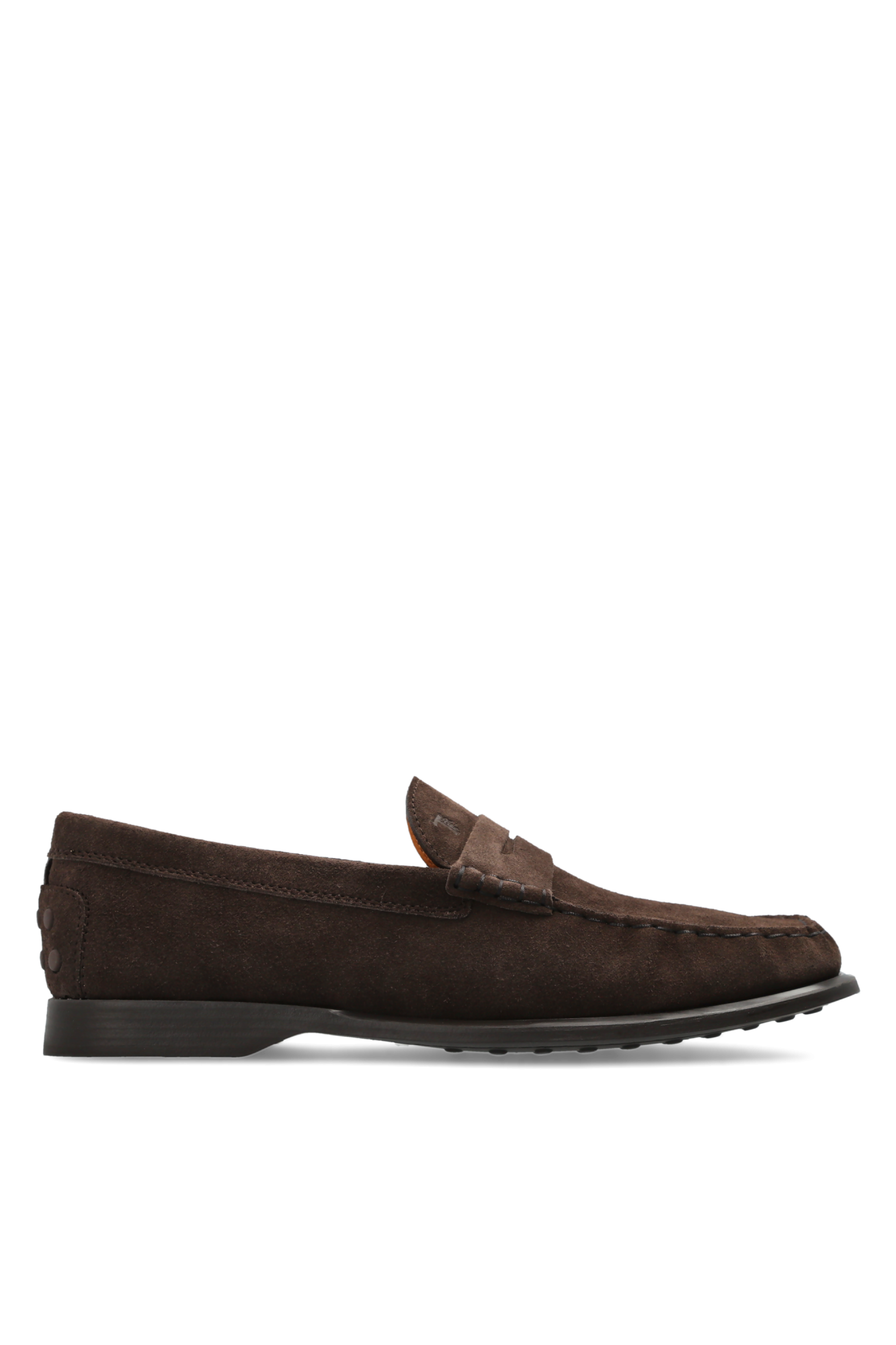 TOD'S Tod's Suede Loafers with Decorative Strap