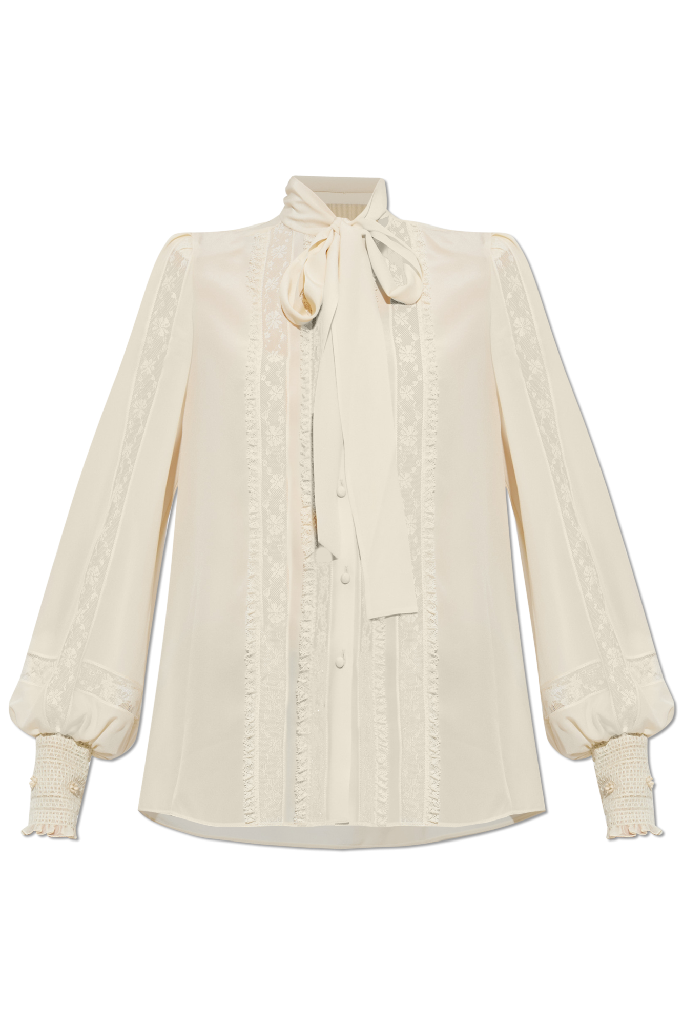 SANDRO Guipure Lace Trousers