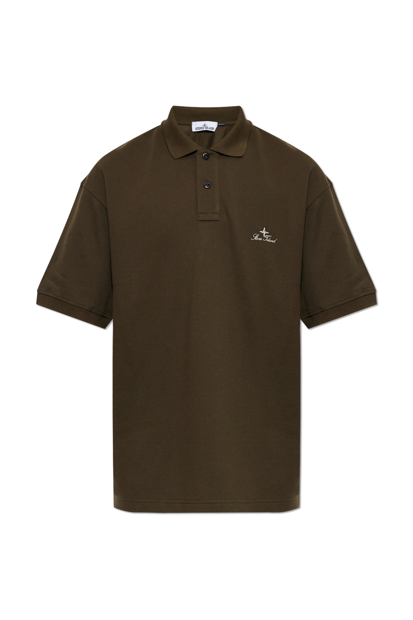 STONE ISLAND polo with logo