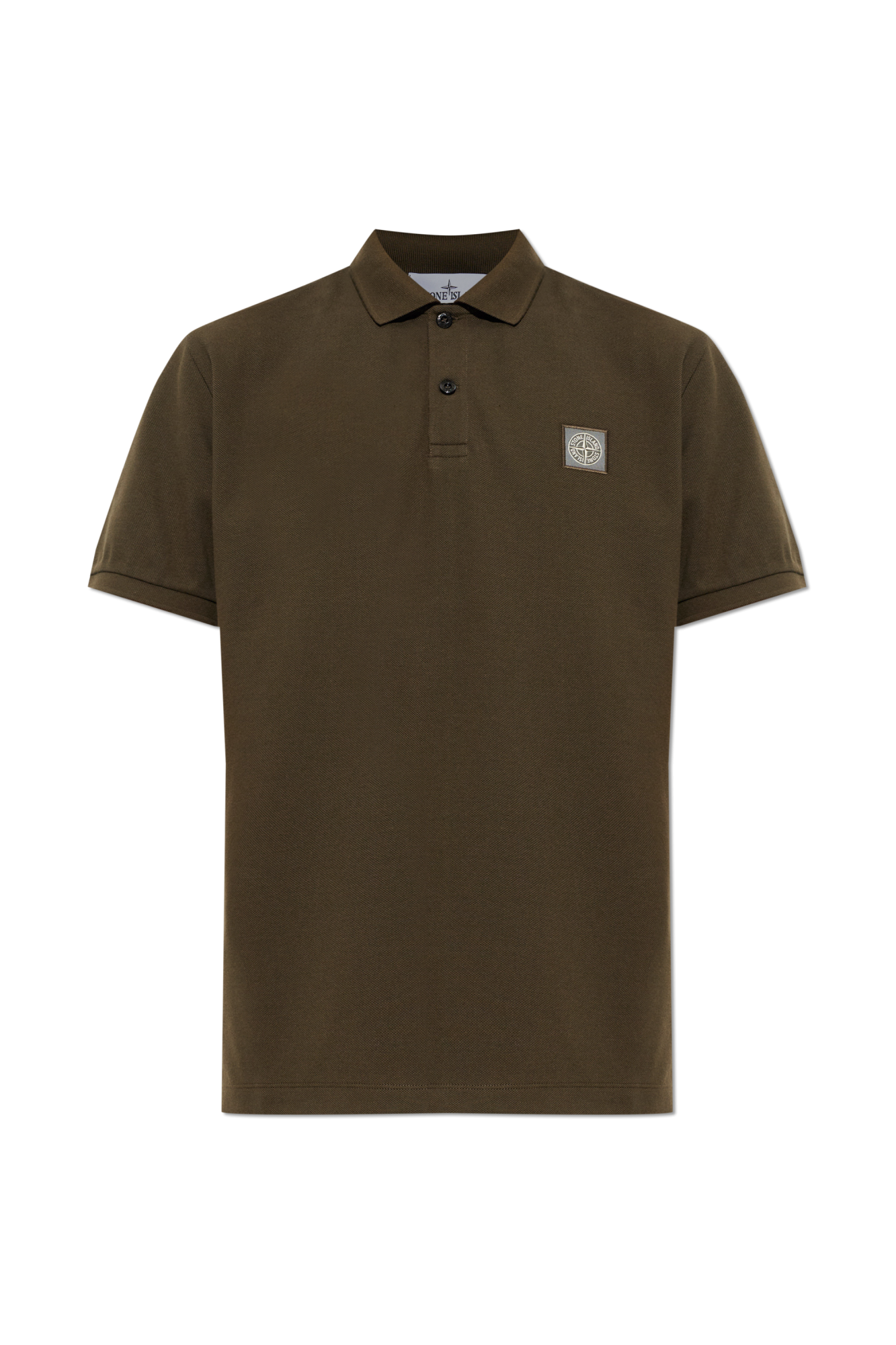STONE ISLAND polo with logo