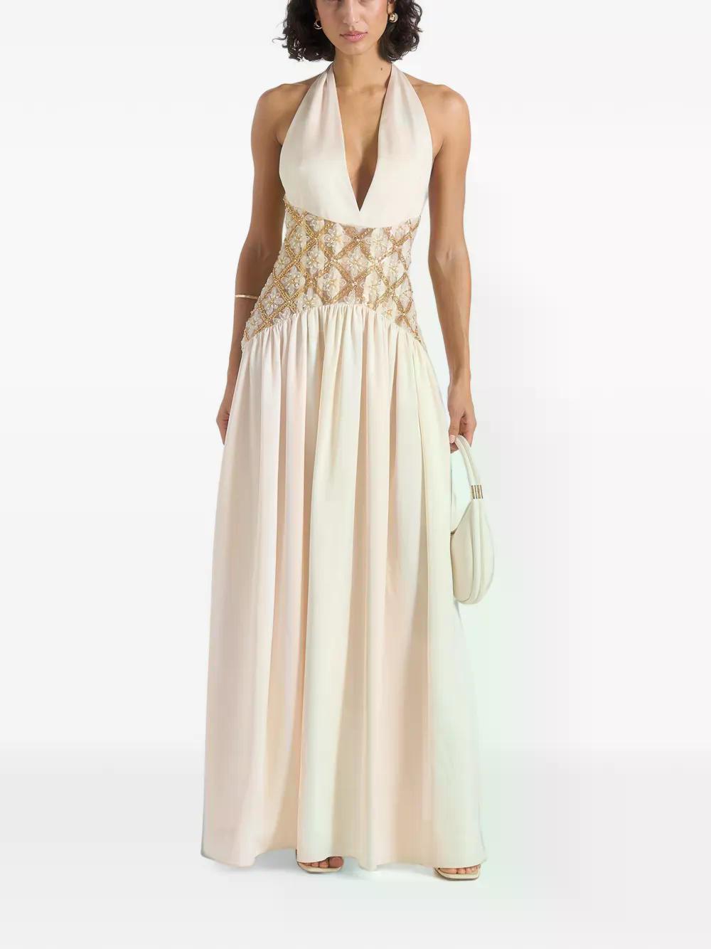 AGUA BENDITA Agua By Agua Bendita Balsa Navegante Maxi Dress