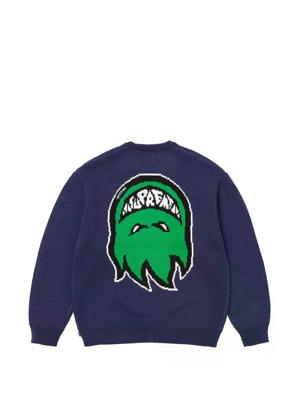 Supreme X Spitfire Pullover Sweater - Blue | Editorialist
