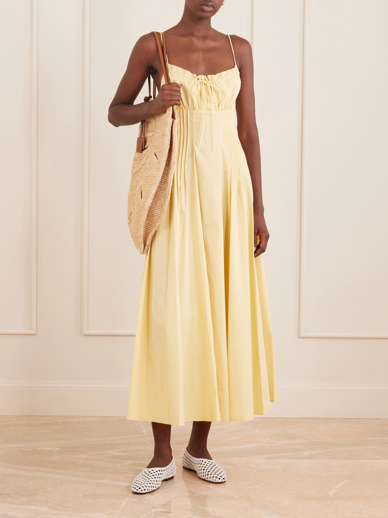 STAUD STAUD Palm Raffia Tote