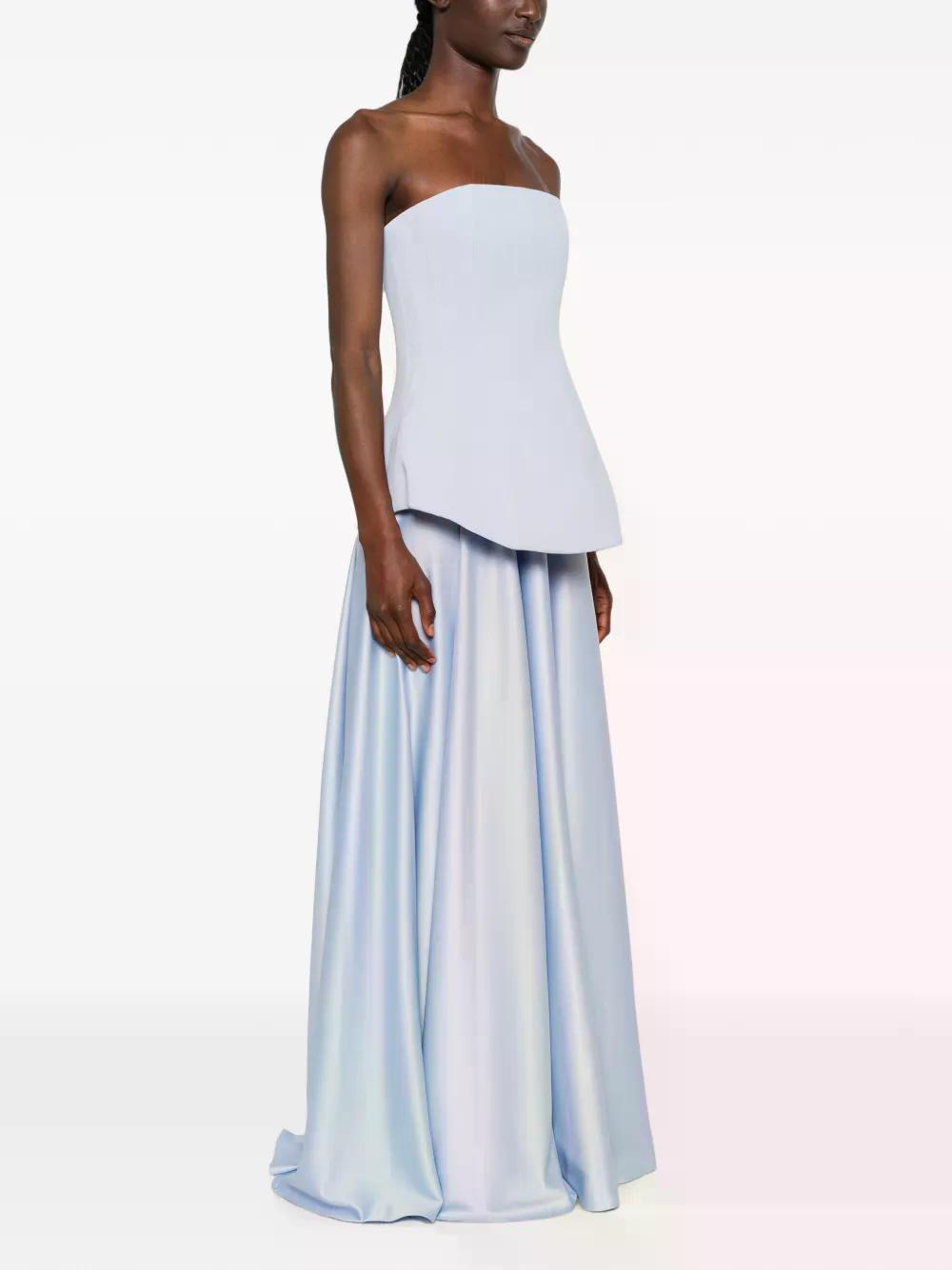 SOLACE LONDON Solace London Oriana Strapless Maxi Dress