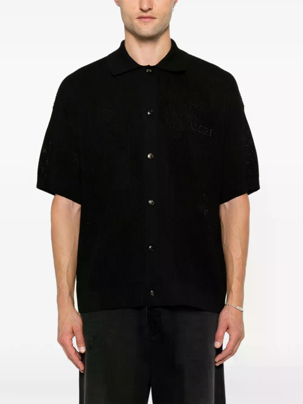 AMIRI crochet mesh shirt
