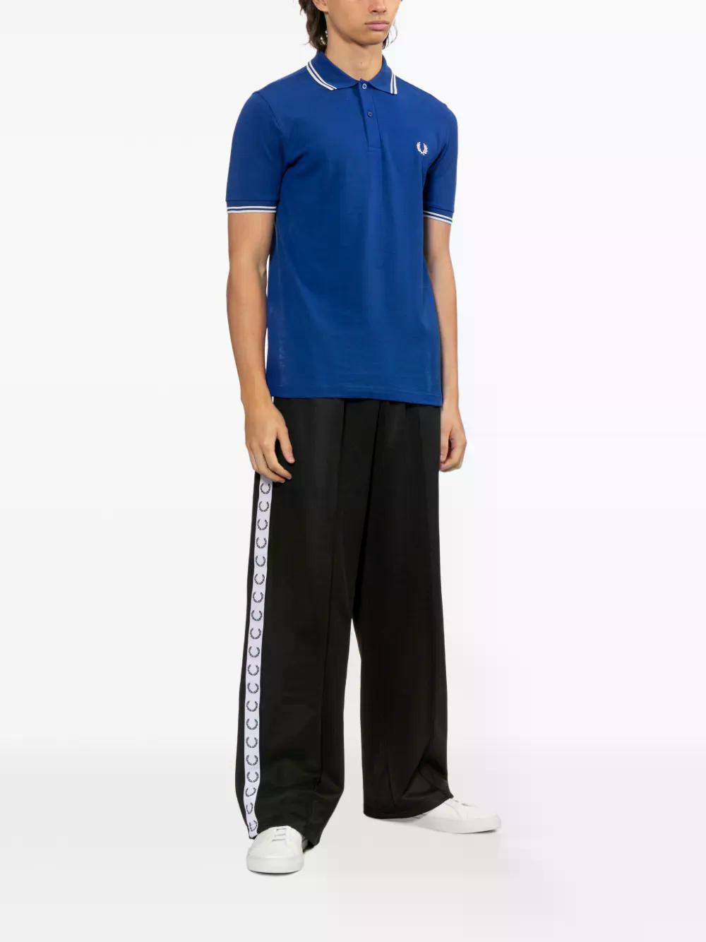 FRED PERRY logo-embroidered polo shirt