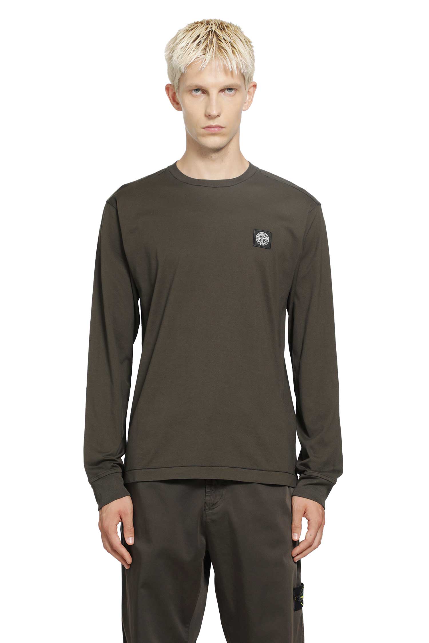 STONE ISLAND 2100031 60/2 cotton jersey ls t-shirt