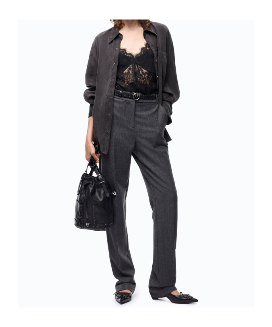 PINKO Pinko Peachskin-Feel Twill Shirt