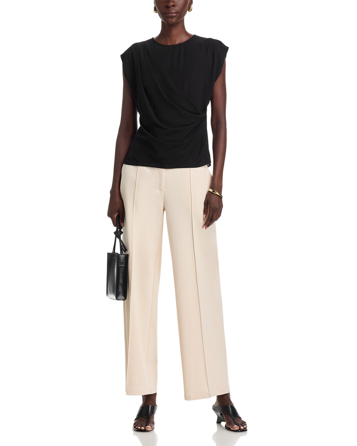 T TAHARI T Tahari Drop Shoulder Blouse