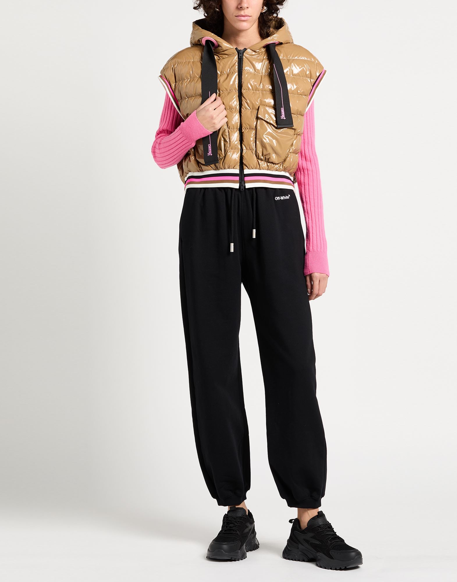 HERNO HERNO Vest Camel Polyamide