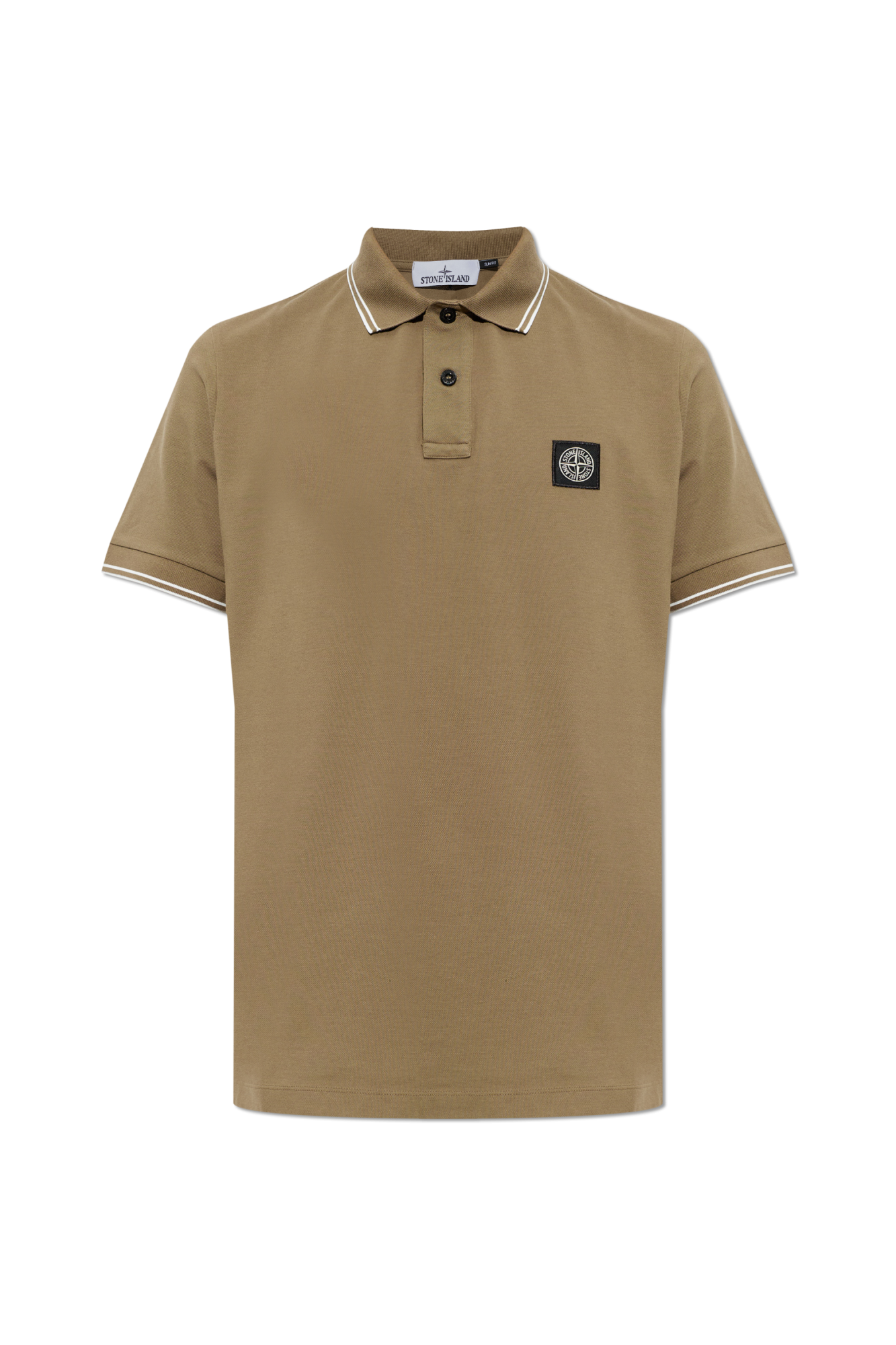 STONE ISLAND polo with logo