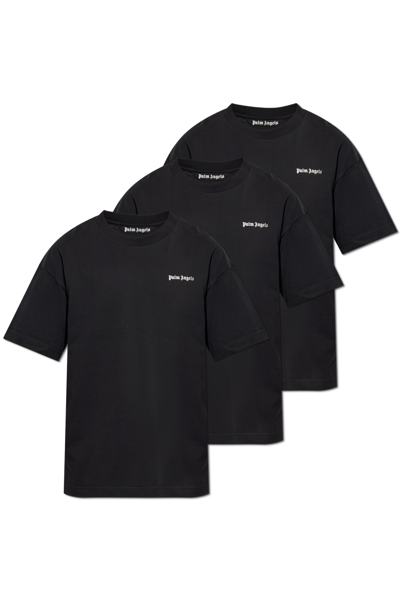 PALM ANGELS 3-pack logo t-shirts