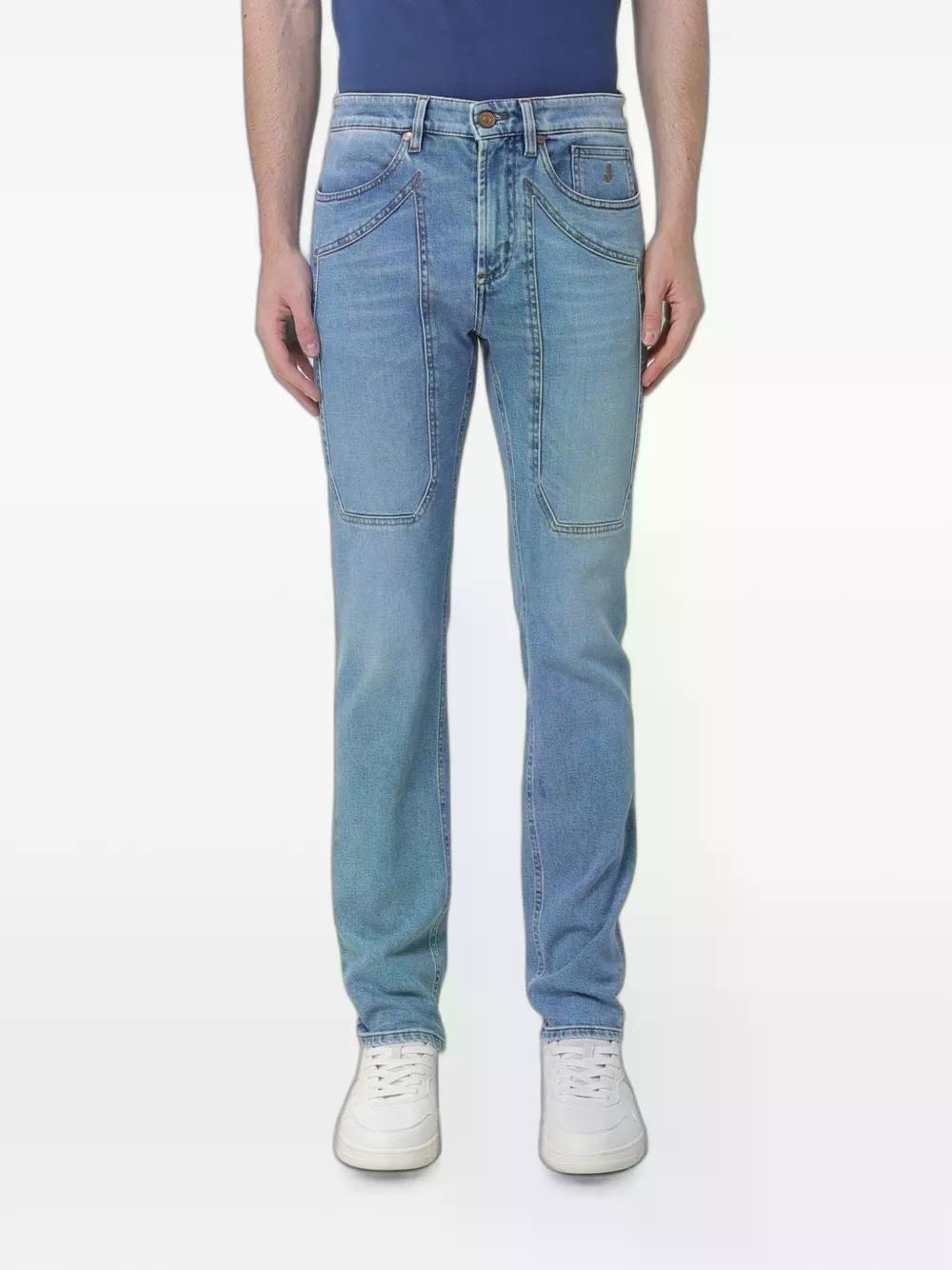 JECKERSON JECKERSON Skinny Fit Jeans with Patch Detail