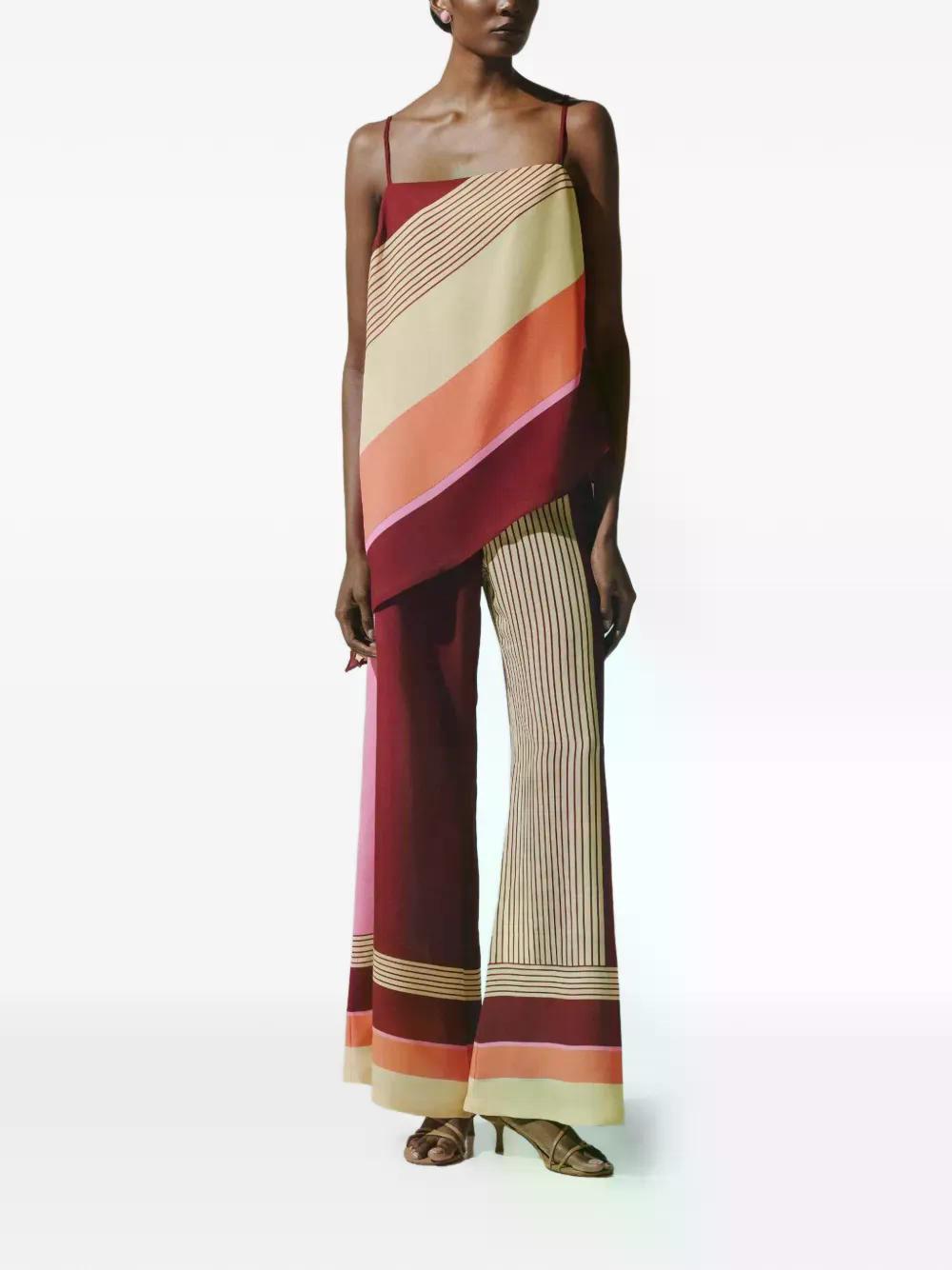 BAOBAB Baobab Noa Striped Straight-Leg Trousers