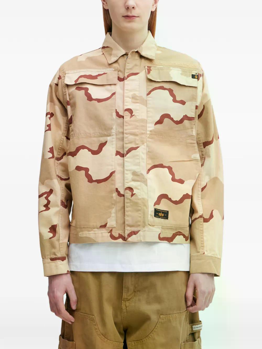 ALPHA INDUSTRIES Alpha Industries Camouflage Print Chore Jacket