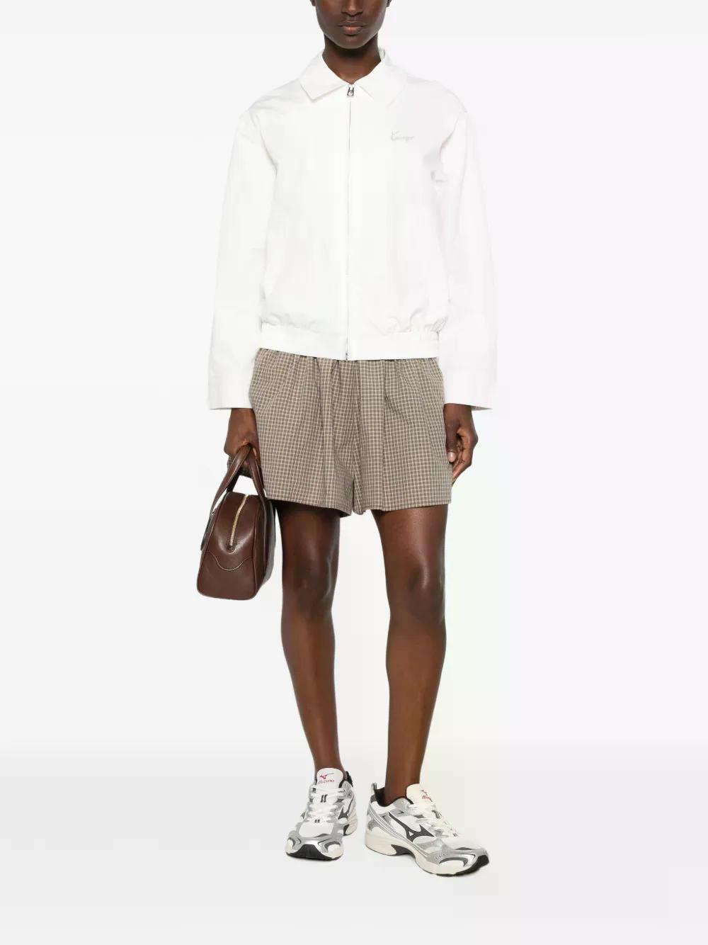 KENZO Kenzo Signature Embroidered Zip-Up Jacket