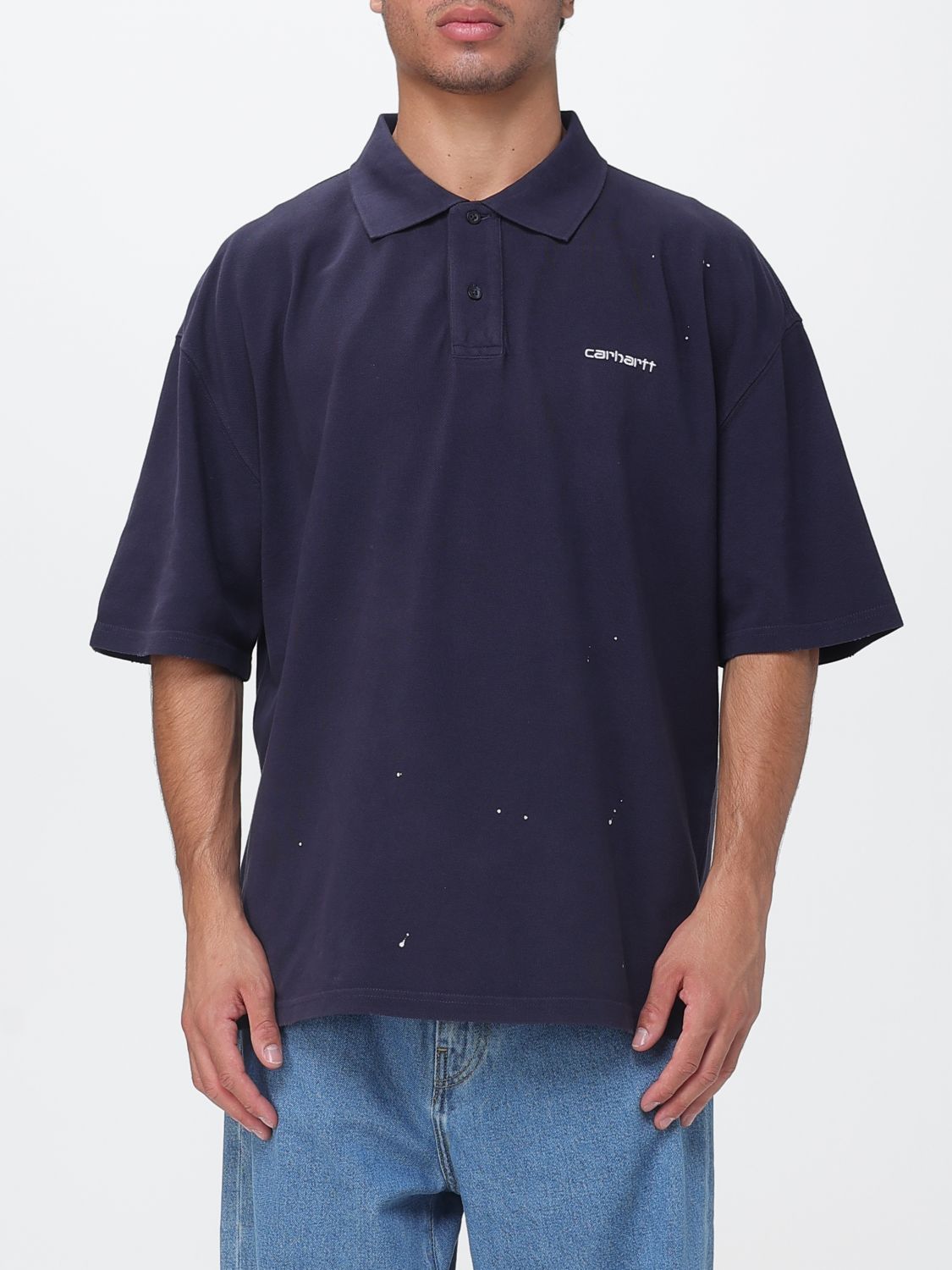 CARHARTT WORK IN PROGRESS relaxed fit short-sleeve cotton polo shirt