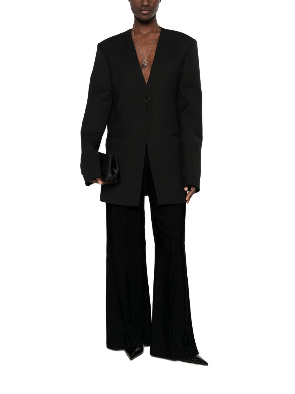 FORTE_FORTE Forte Forte Velvet Flared Trousers