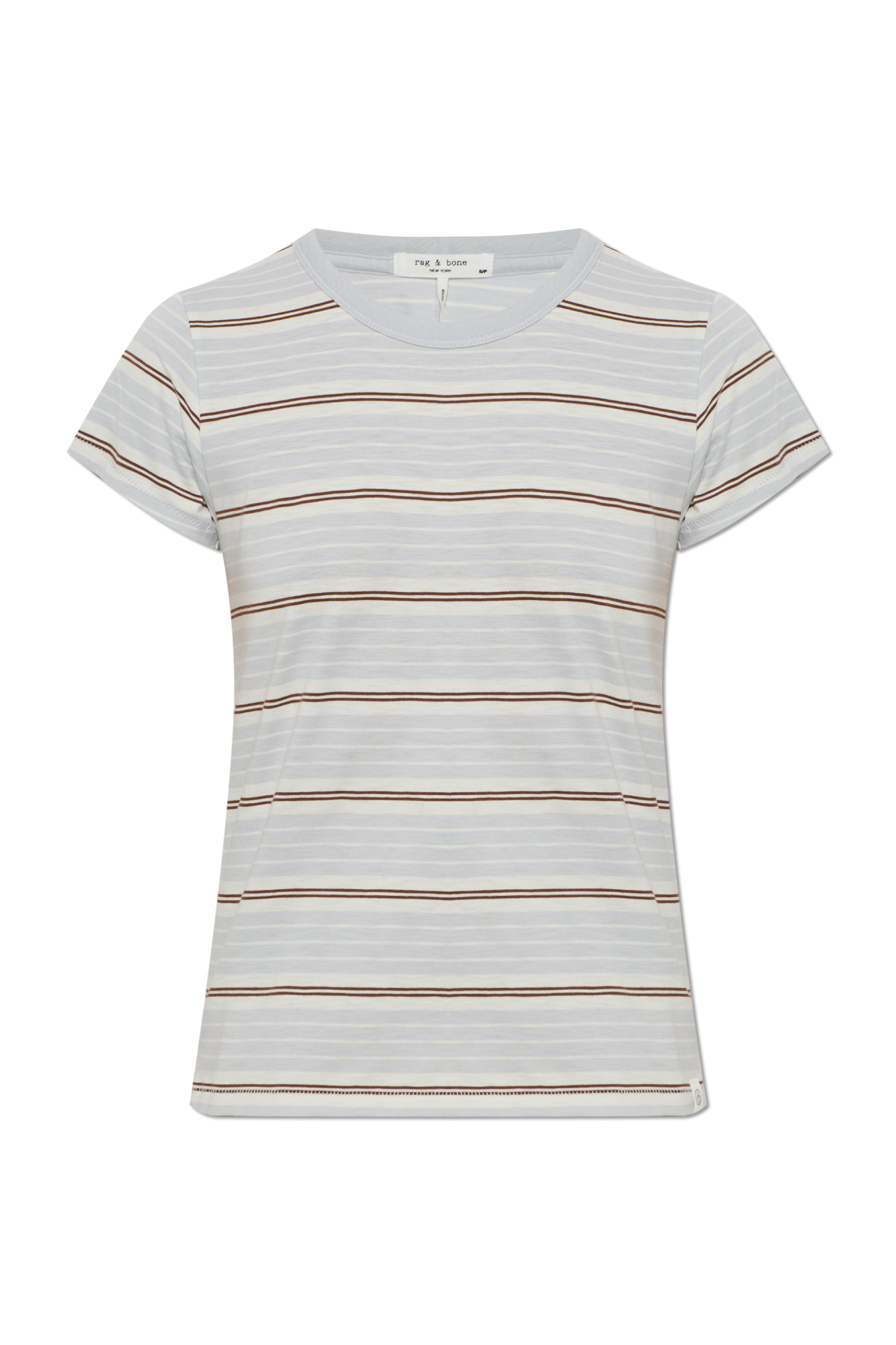 RAG & BONE Rag & Bone Striped Cotton T-Shirt