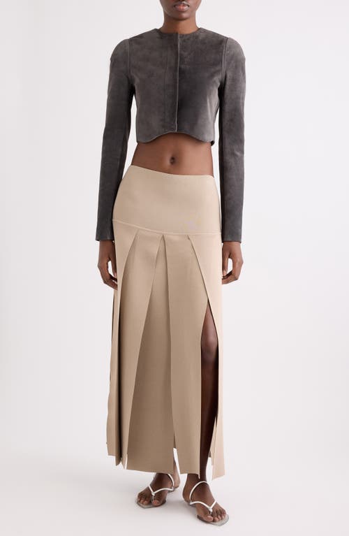 ALAÏA Alaïa Cropped Suede Jacket