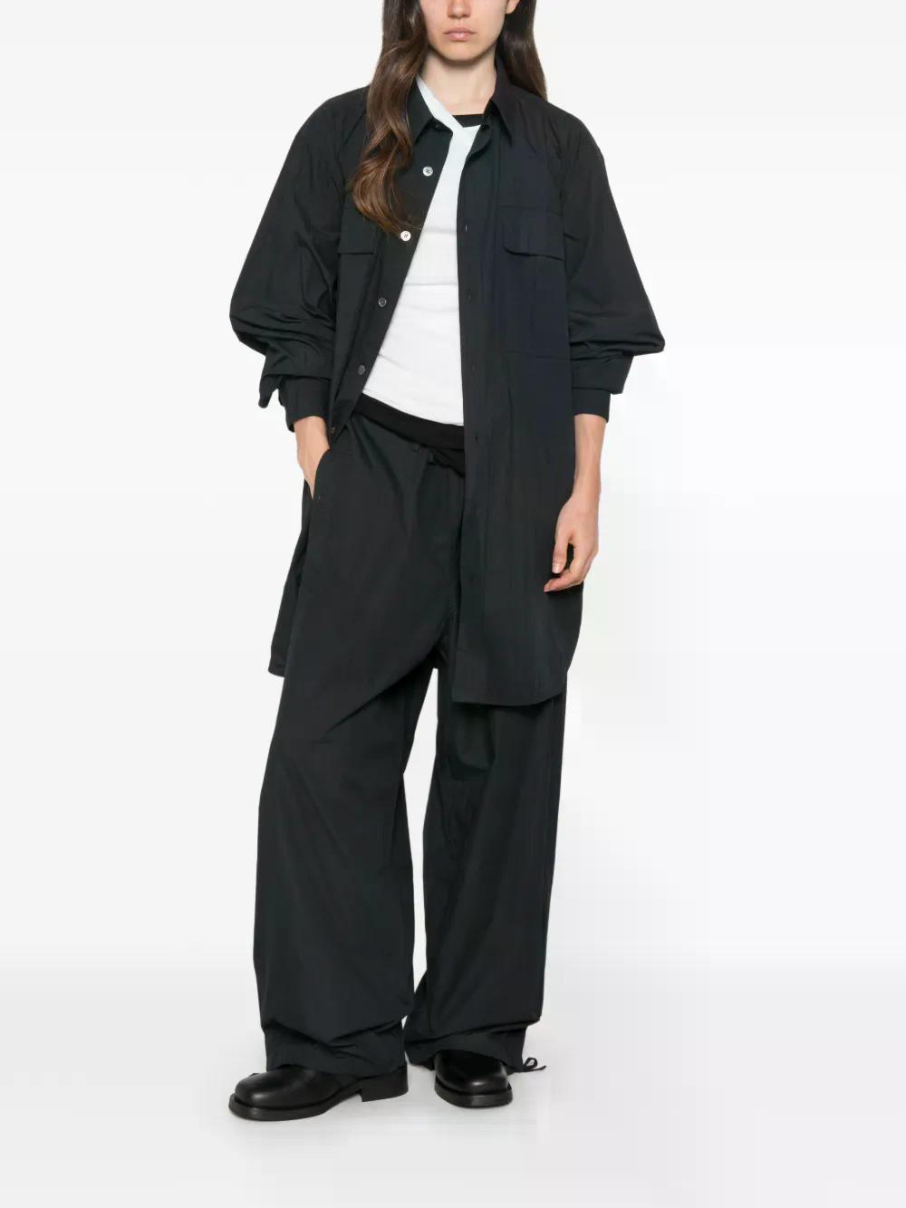 ÉTUDES STUDIO Études Studio Wide Leg Drawstring Hem Trousers