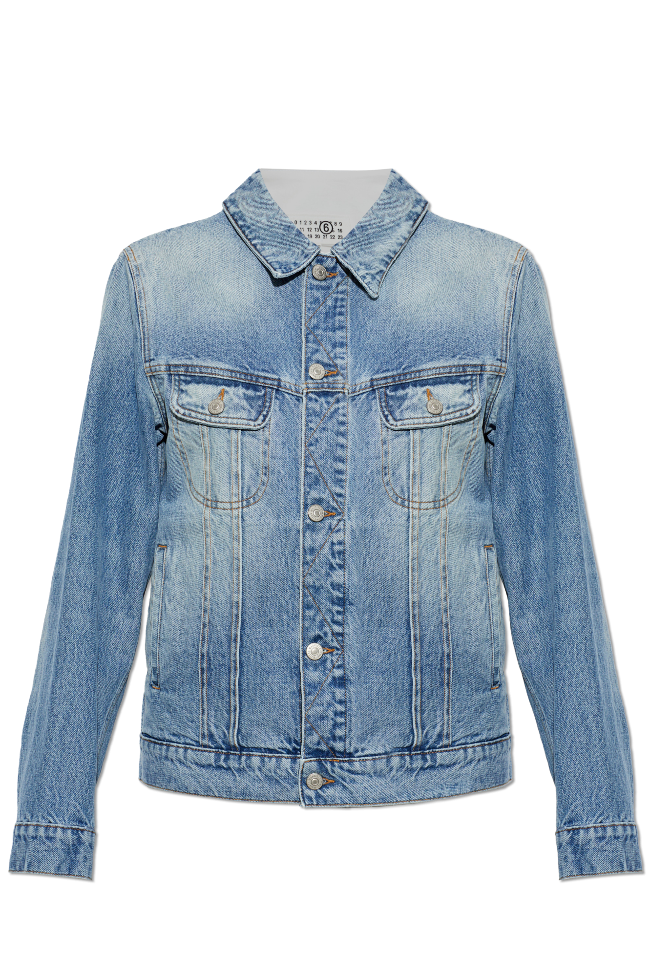 MAISON MARGIELA MM6 Maison Margiela Distressed Denim Jacket