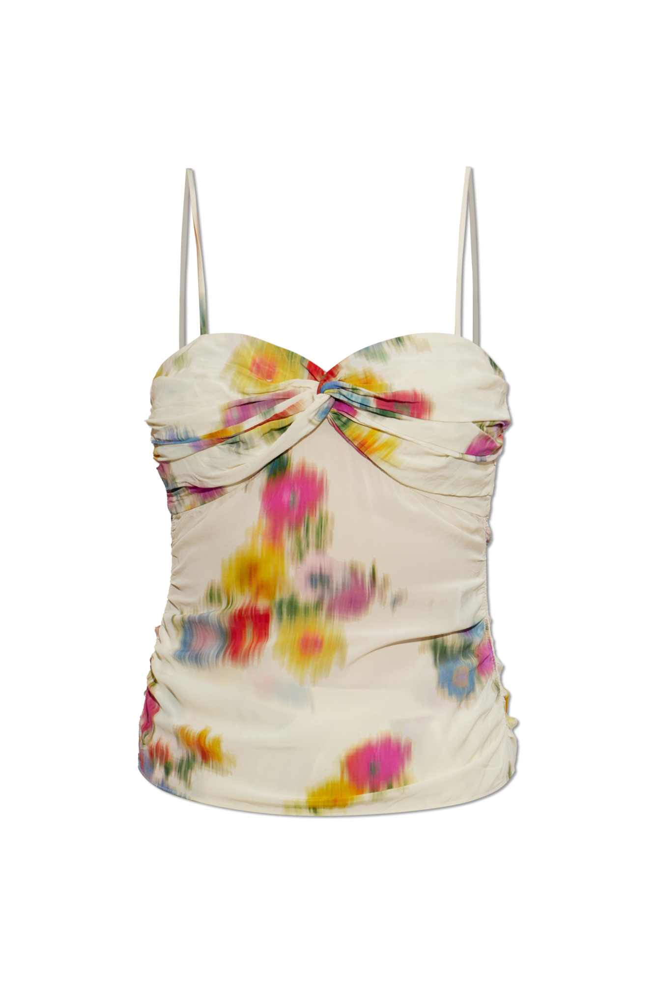 MARANT ETOILE Marant Etoile "Liese" Abstract Floral Bustier Top