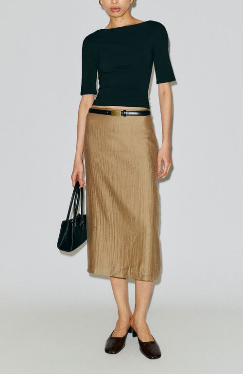 REFORMATION Reformation Helen Low Waist Midi Skirt